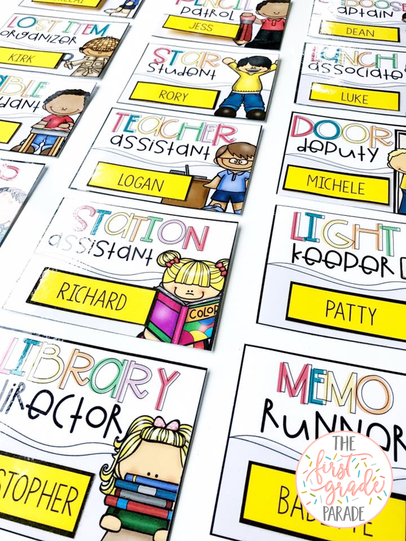 Help Wanted: Classroom Jobs! - Cara Carroll