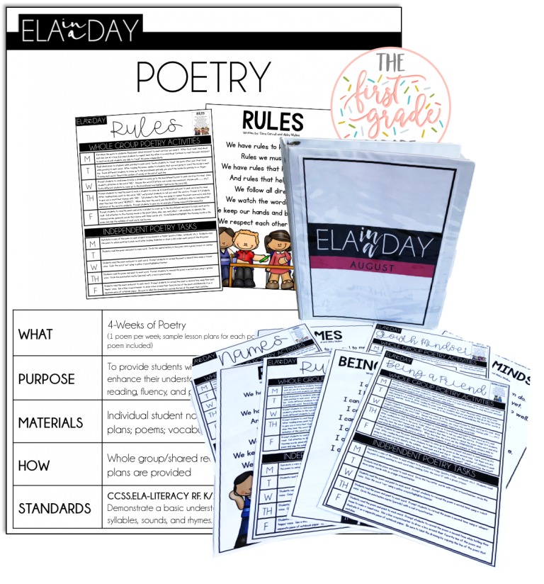 ELA in a Day -Back to School - Cara Carroll