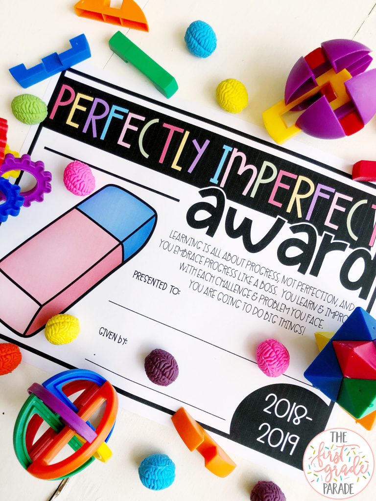 Editable Growth Mindset Awards - Cara Carroll