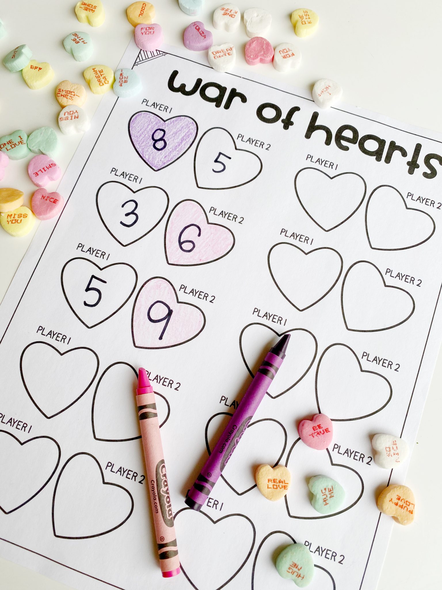 6 Conversation Heart Activities - Cara Carroll