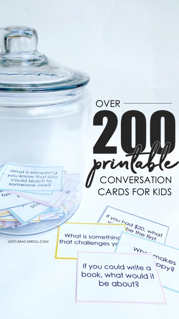 200+ Conversation Cards for Kids - Cara Carroll