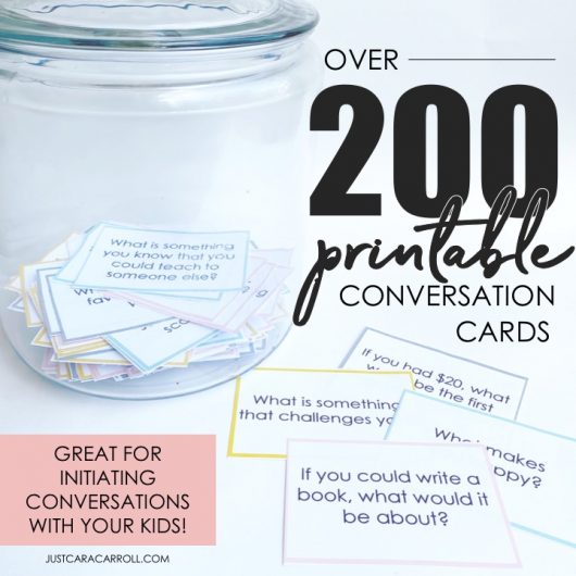 200+ Conversation Cards for Kids - Cara Carroll